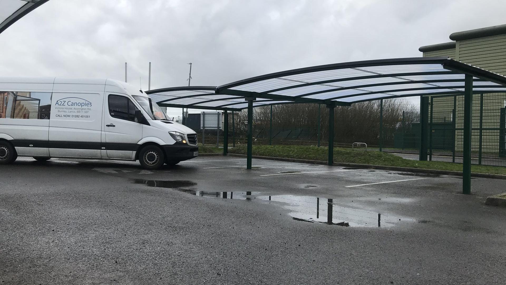 Recycling Centre Canopy - A Green Solution for Car Bays