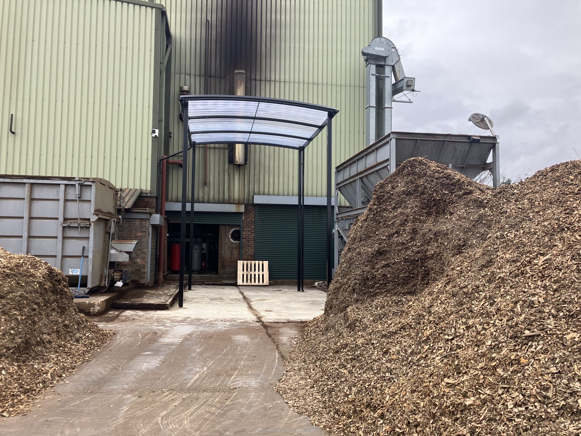 Maximising Industrial Storage with a 5m x 4m Tall Canopy Installation