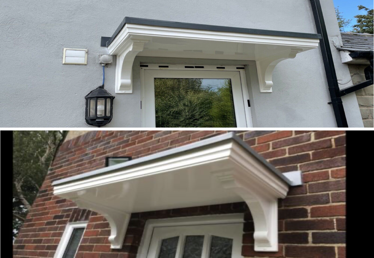 Hybrid Apex Door Canopies | Modern & Versatile | A2z Canopies