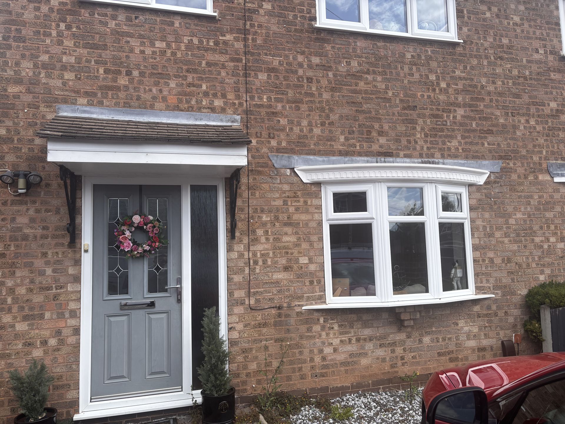 Bay Window Canopy Installation at Residential Property - A2Z Canopies